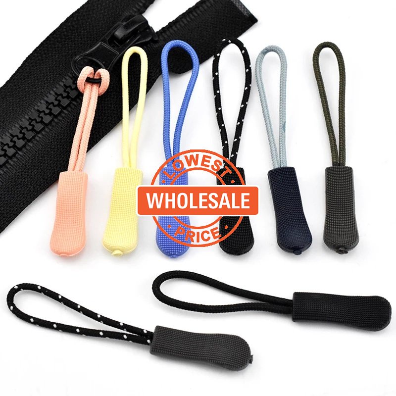 [Wholesale Price] 10 PCS/Set Zipper Pull Tag Puller End Solid Color ...