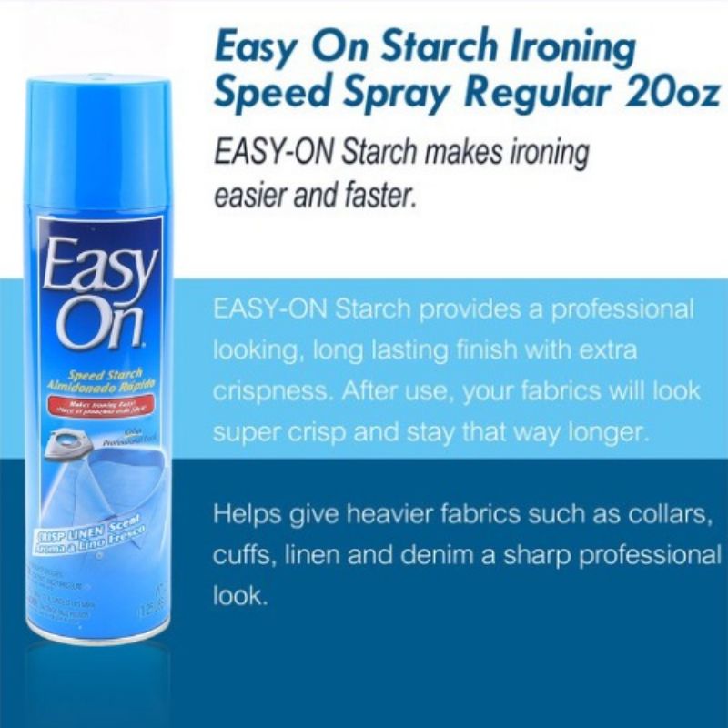Ironing Starch Spray Easy On | Shopee Singapore