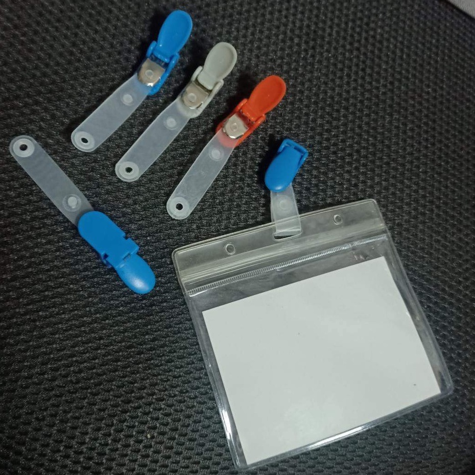 20 Pcs CLIPS (Plastic ID Card Name Tag Holder Badge Strap Lanyard ...