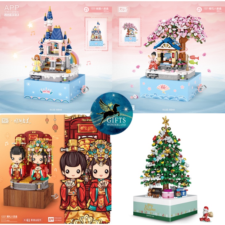 [Ready Stock] LOZ mini blocks build your own Musical box gifts for ...