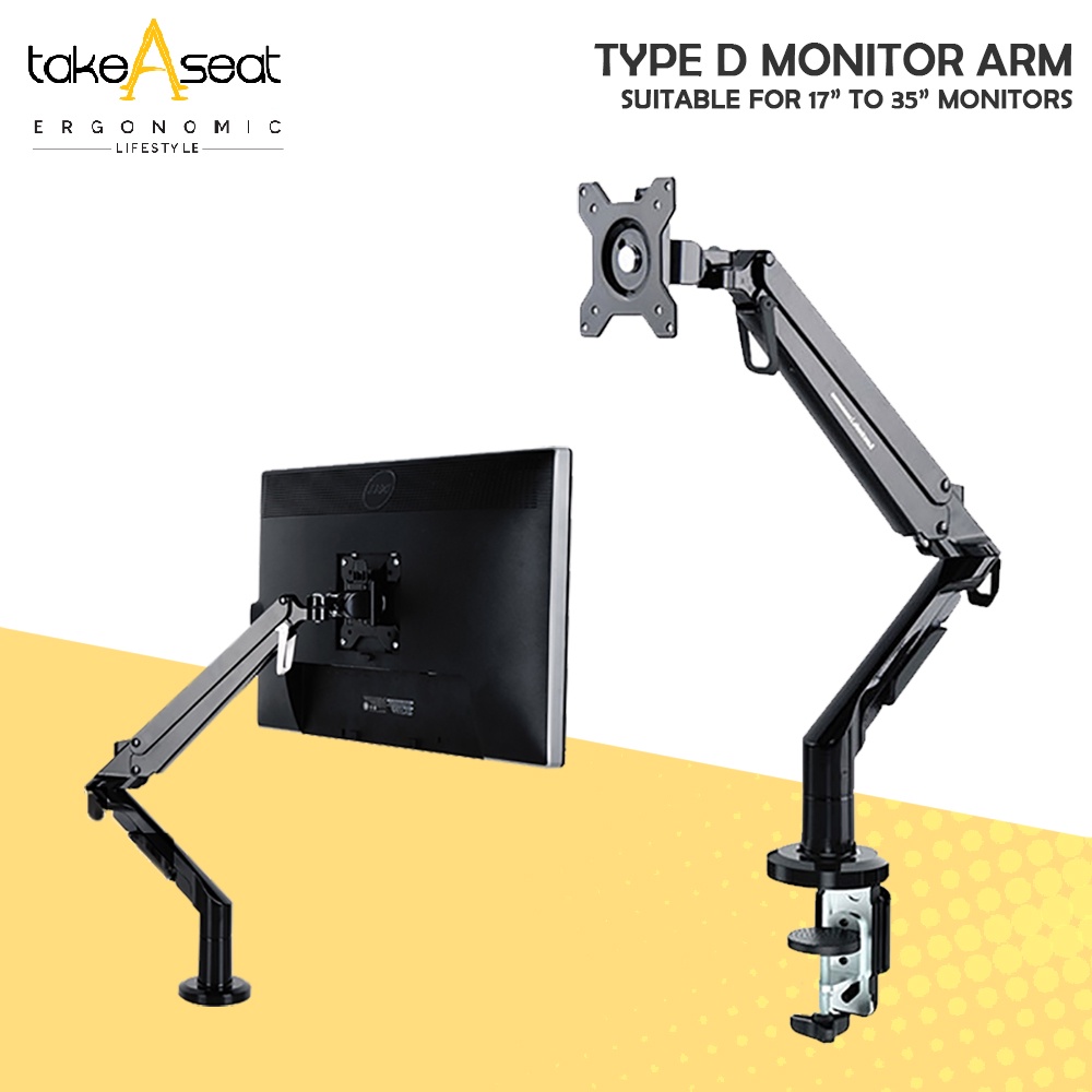Type D/MA8B Monitor Arm ★ Desktop Monitor Arm ★ Suitable For 17 Inch To ...