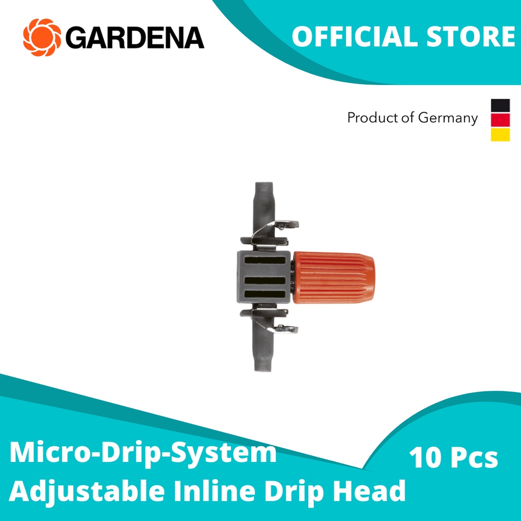 GARDENA Micro-Drip-System Adjustable Inline Drip Head G8392 | Shopee ...