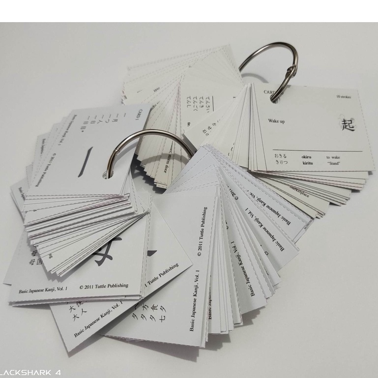 BASIC JAPANESE KANJI Vol. 1 FLASHCARDS | Shopee Singapore