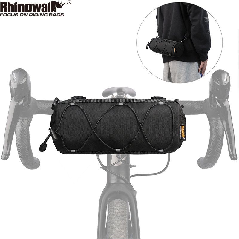 【Ready Stock】Rhinowalk handlebar bag 2.4L Universal bicycle handle bar ...