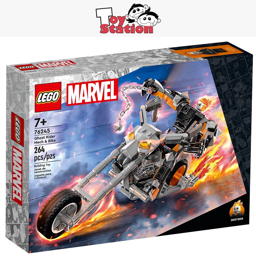 LEGO Super Heroes Marvel 76245 Ghost Rider Mech & Bike | Shopee Singapore