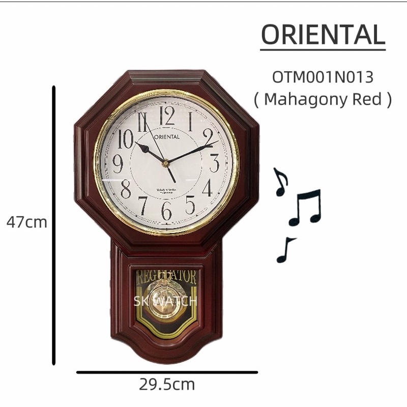 Oriental Wall Clock / Chime Wallclock / Melody Wallclock / Pendulum ...