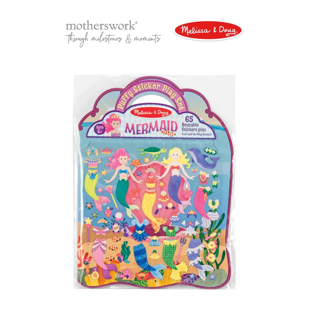 Melissa & Doug Puffy Sticker Play Set [Assorted Design] | Shopee Singapore