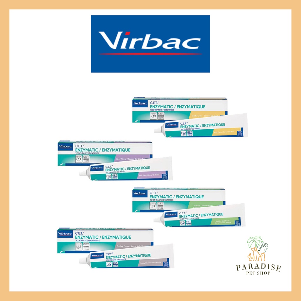 Virbac CET Enzymatic Toothpaste for Dogs and Cats (70g) | Shopee Singapore