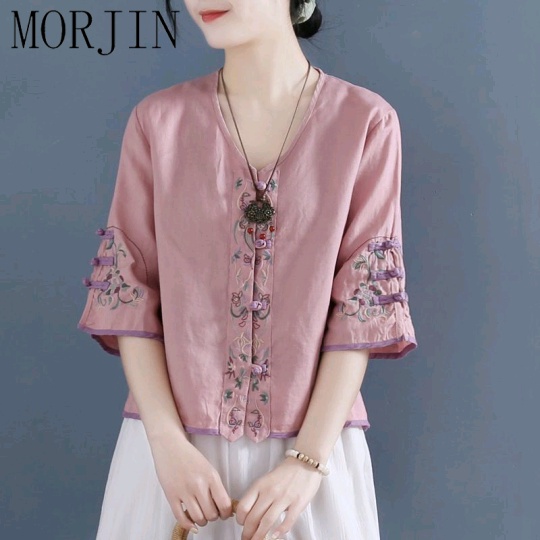 Chinese New Year Clothes Qipao Top Women Blouse Cny 旗袍上衣 汉服上衣 Chinese ...
