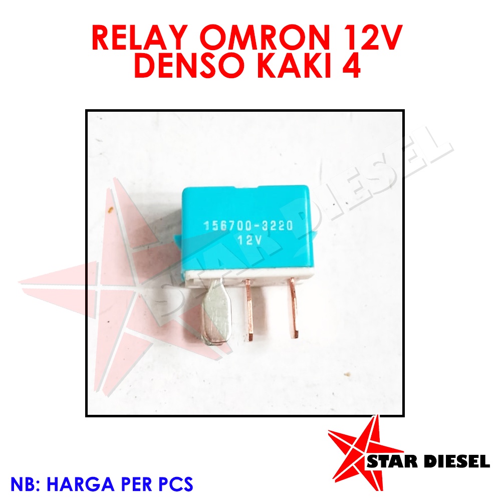 Omron RELAY 12V DENSO LEG 4 RELAY OMRON DENSO 12V K4 BLUE RELAY ...
