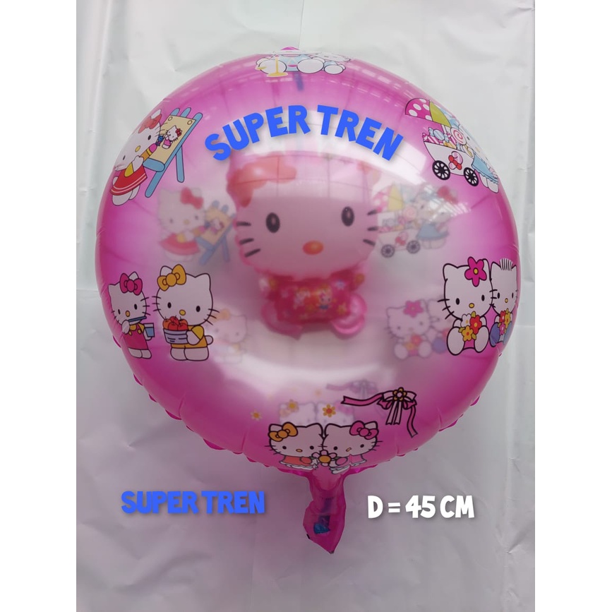 Hello Kitty Balloon Round Balloon filled with Hello Kitty character ...