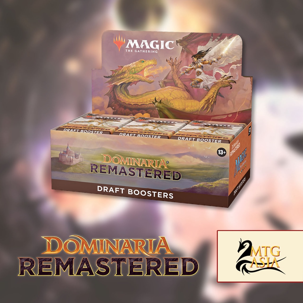 (Ships Now!) Dominaria Remastered Draft Booster Box English Magic The Gathering MTG-ASIA Sealed ...