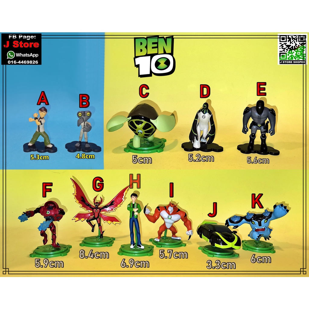 Ben 10 Ultimate Alien mini figure 2 ( J Store ) | Shopee Singapore