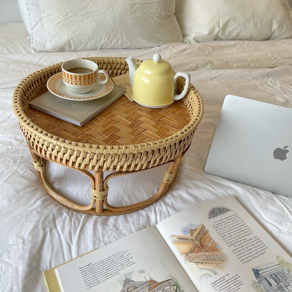 GC Coffee Table Outdoor Table Village Japanese Rattan Small Tea Table ...