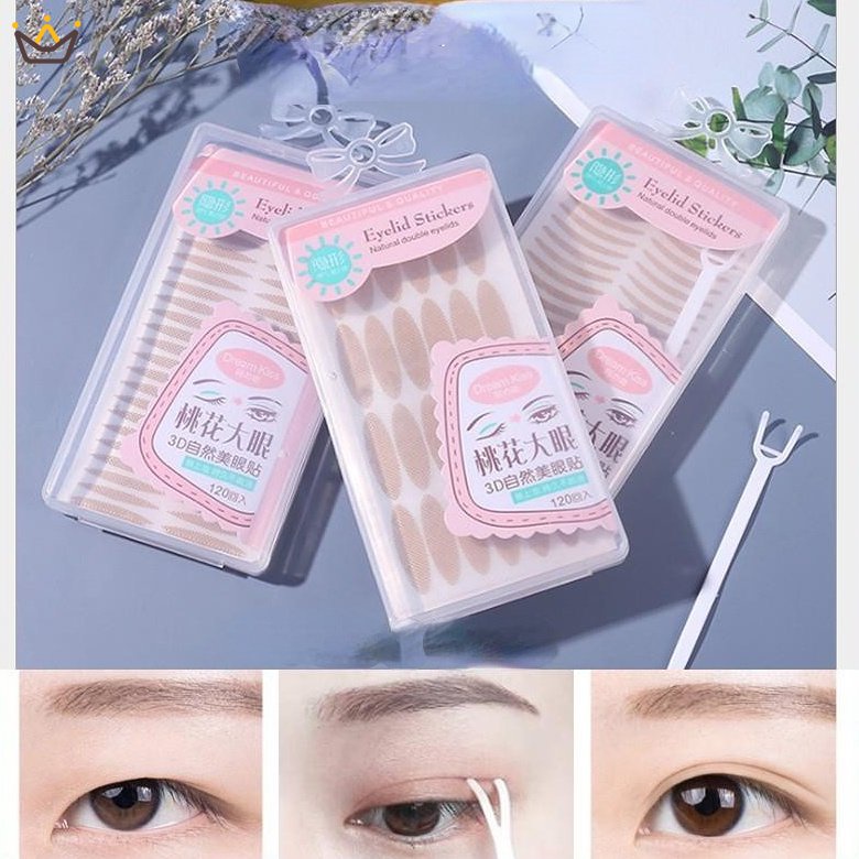 Roll double eyelid stickers wholesale glue-free lace mesh giant ...