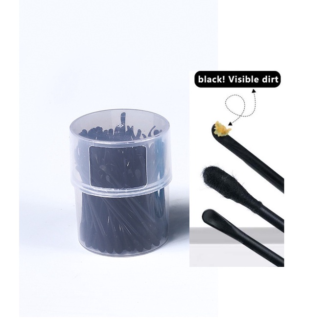 2 In 1 Ear pick with cotton buds swab Cotton Swab for Adult / Cotton ...