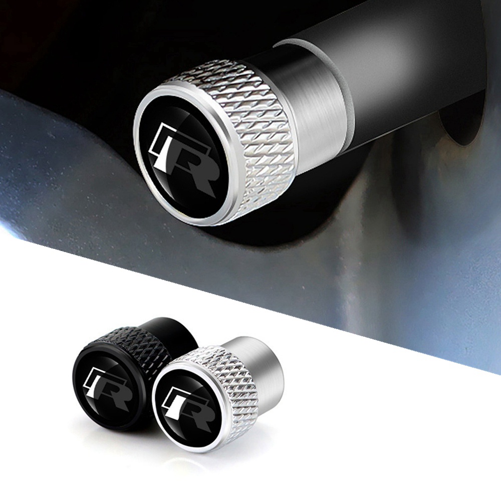 4PCS Metal Dustproof Cap Car Wheel Tire Valve Stem Cover for Volkswagen ...