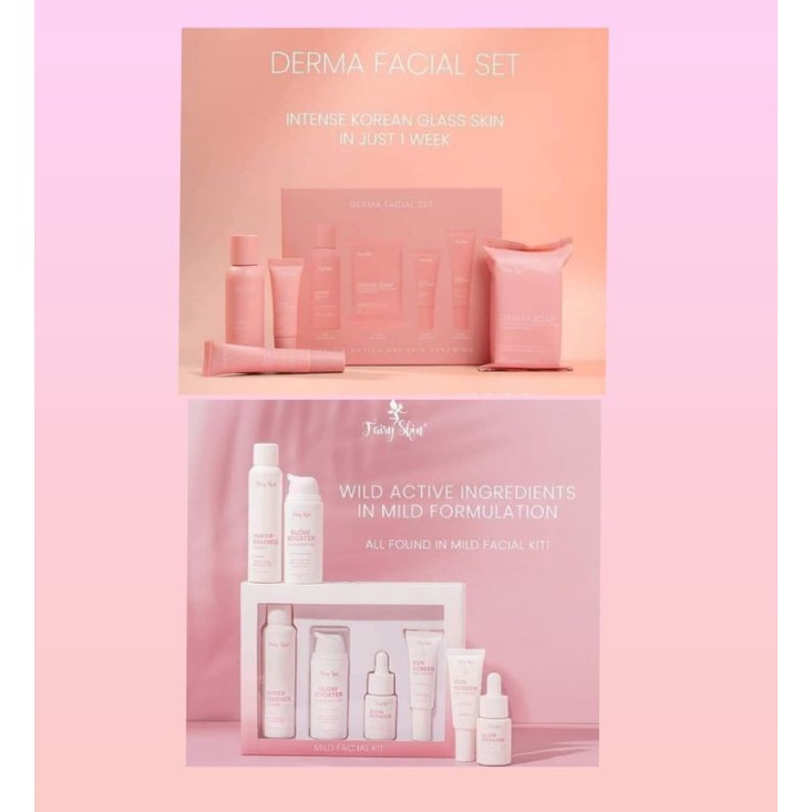 Derma Facial Set/Glowing Facial Set New packing | Shopee Singapore