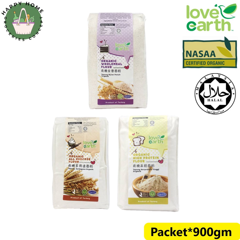 Love Earth Organic Baking Flour High Protein Flour/All Purpose Flour ...