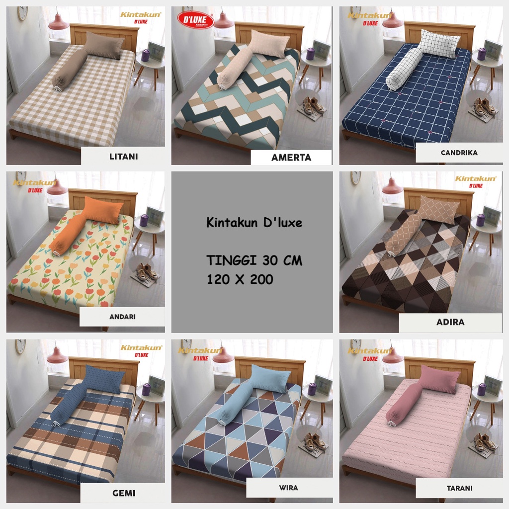 30 Kintakun D'luxe High Bed Sheet Uk. 120 x 200 Part 1 | Shopee Singapore