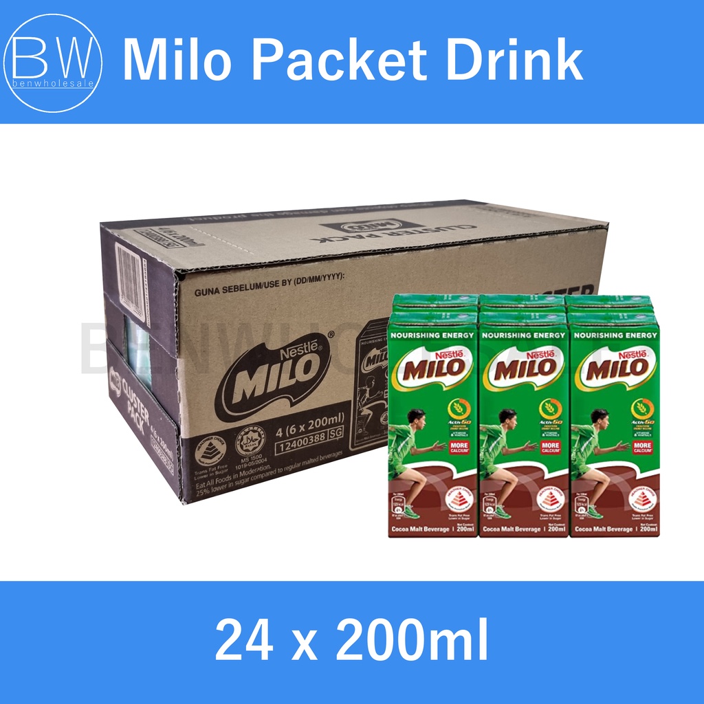 Milo Chocolate Malt Packet Drink | Shopee Singapore