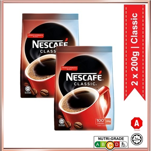 NESCAFE CLASSIC REFILL PACK 200G X 2 PACKS ASEAN.OS | Shopee Singapore