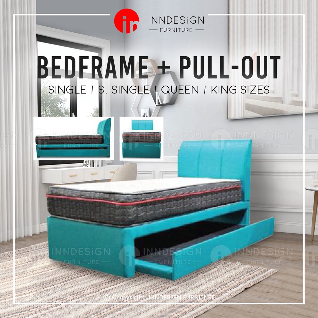 [LOCAL SELLER] Bed Single / Super Single / Queen / King With Pullout ...