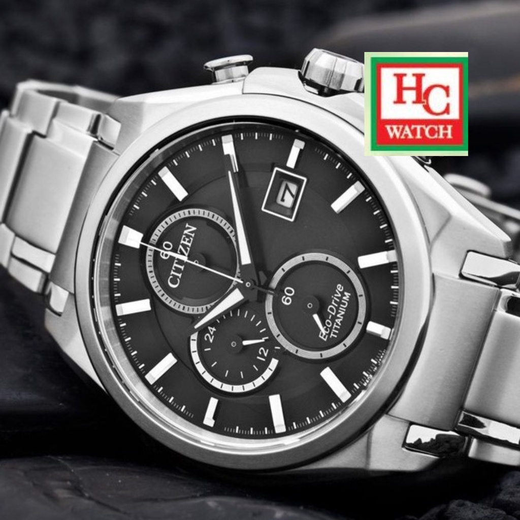 CITIZEN CA0351-59E ECO-DRIVE TITANIUM CHRONOGRAPH MEN'S WATCH | Shopee ...