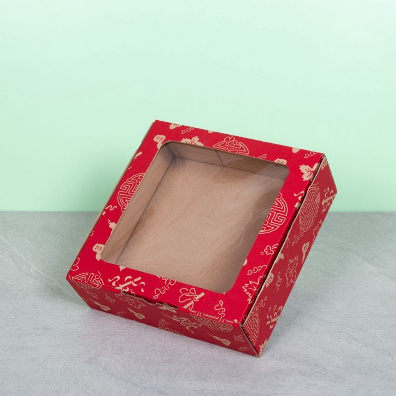 Chinese New Year Kraft Box 22x22 cm/CNY Chinese New Year Box/Chinese ...