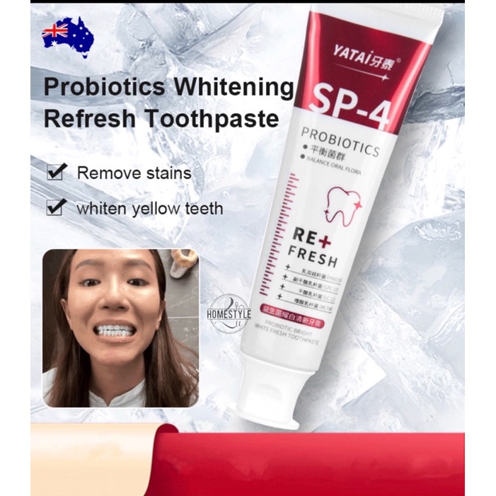 YATAI Probiotic Whitening Refresh Toothpaste Shark Toothpaste Oral ...