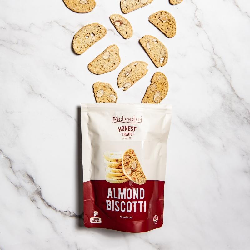 Melvados - Almond Biscotti (Halal) | Shopee Singapore