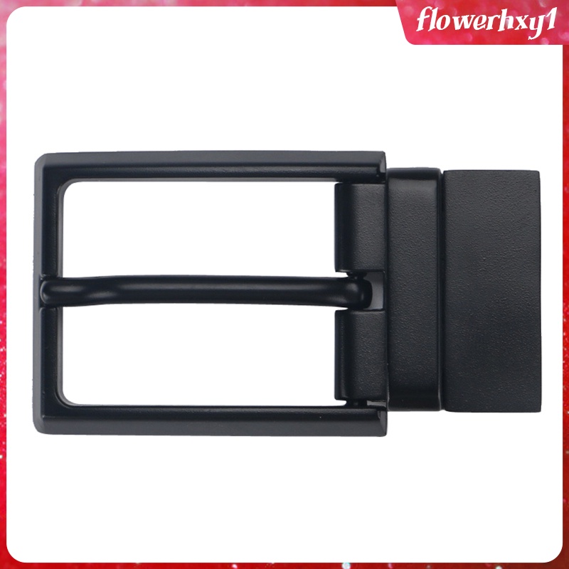 Men's Reversible Alloy Belt Buckle Single Prong Rectangular Pin Belt ...
