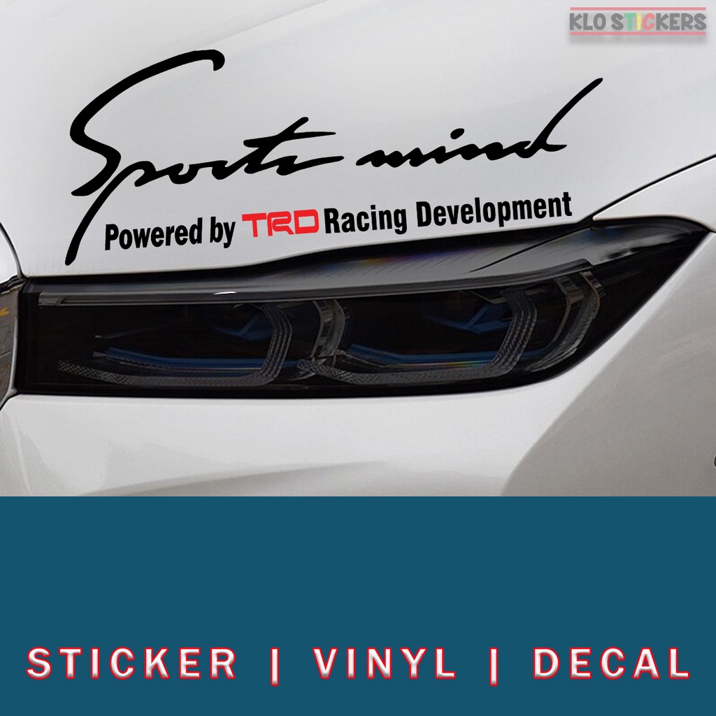 Sport Mind TRD Racing Development Car Sticker Toyota AE86 Corolla SEG ...