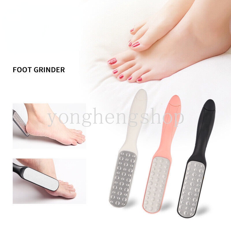 Double-sided Foot Calluses File Exfoliating Scrub Brush Stainless Steel ...