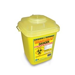 Biopak Medical Sharp Container Box Biohazard Bin (Yellow) | Shopee ...