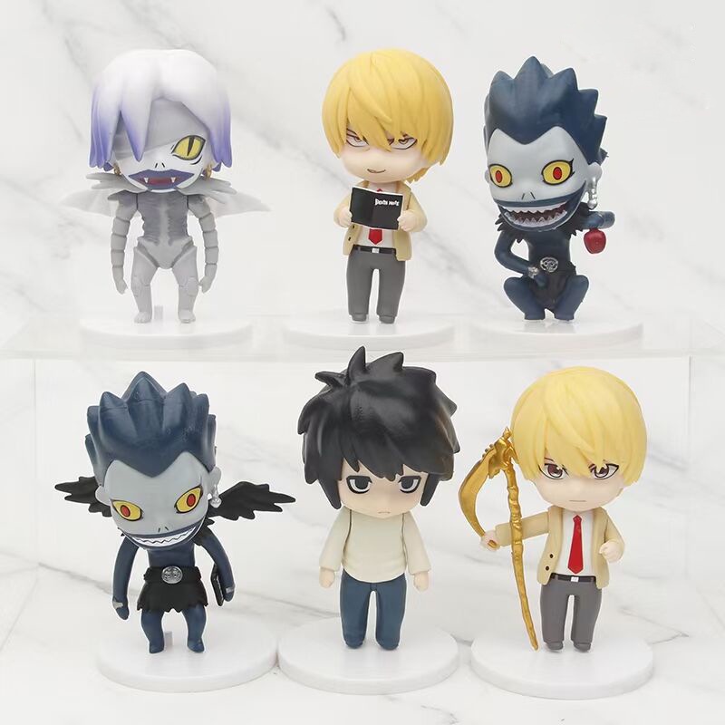 Death Note Figurines / Cake Toppers (6 Pcs a Set) | Shopee Singapore