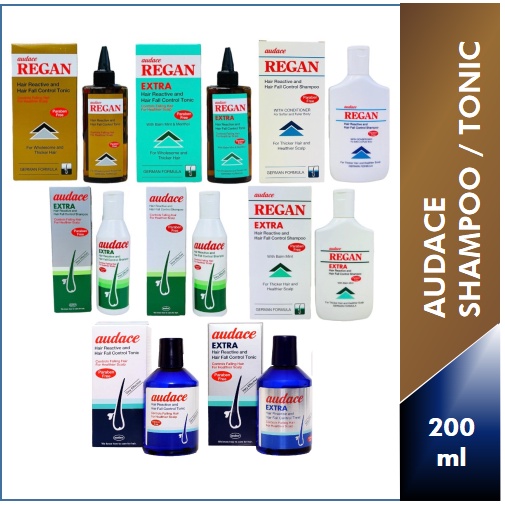Audace Hair Reactive and Hair Fall Control Tonic Shampoo REGAN Extra ...