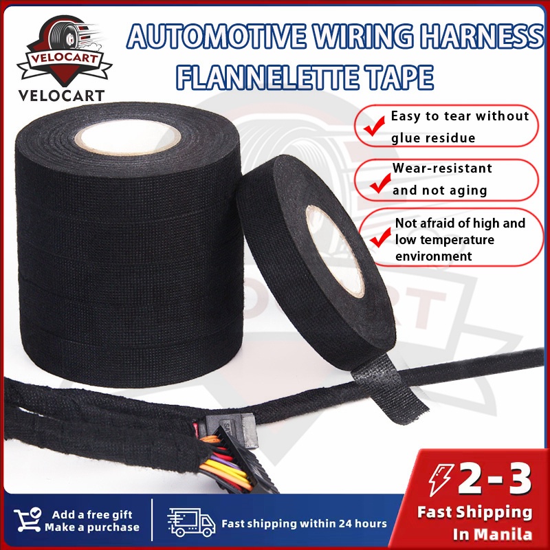Electrical Tape Cloth Tape Black Wire Tape Electrical Wire Harness Hi ...