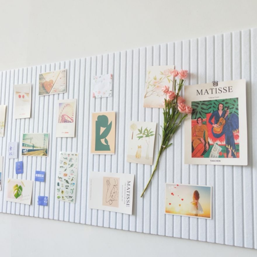 Colorful Felt Living Room Photos Wall Self-Adhesive Sticker Office ...