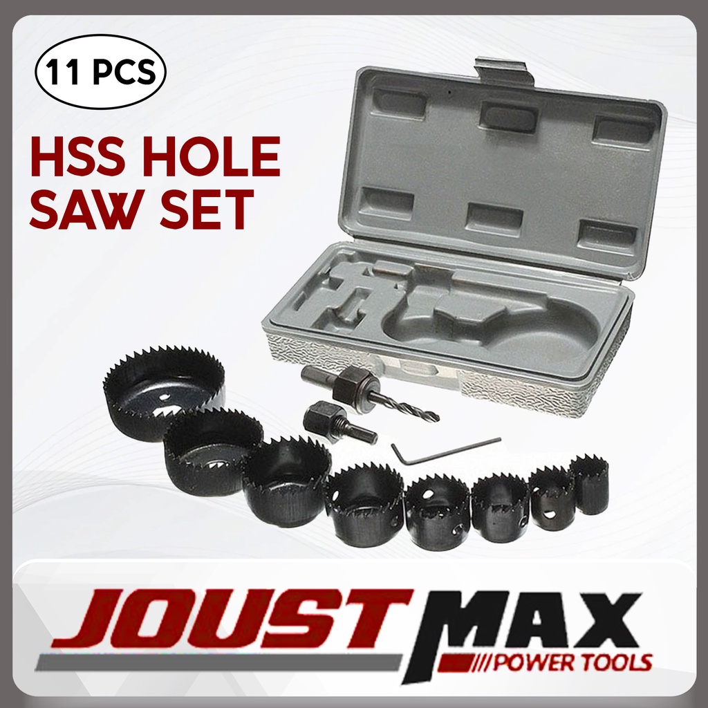 8Pcs 11Pcs 16Pcs HSS Hole Saw Set with Hex Wrench Key Hand Woodwork ...