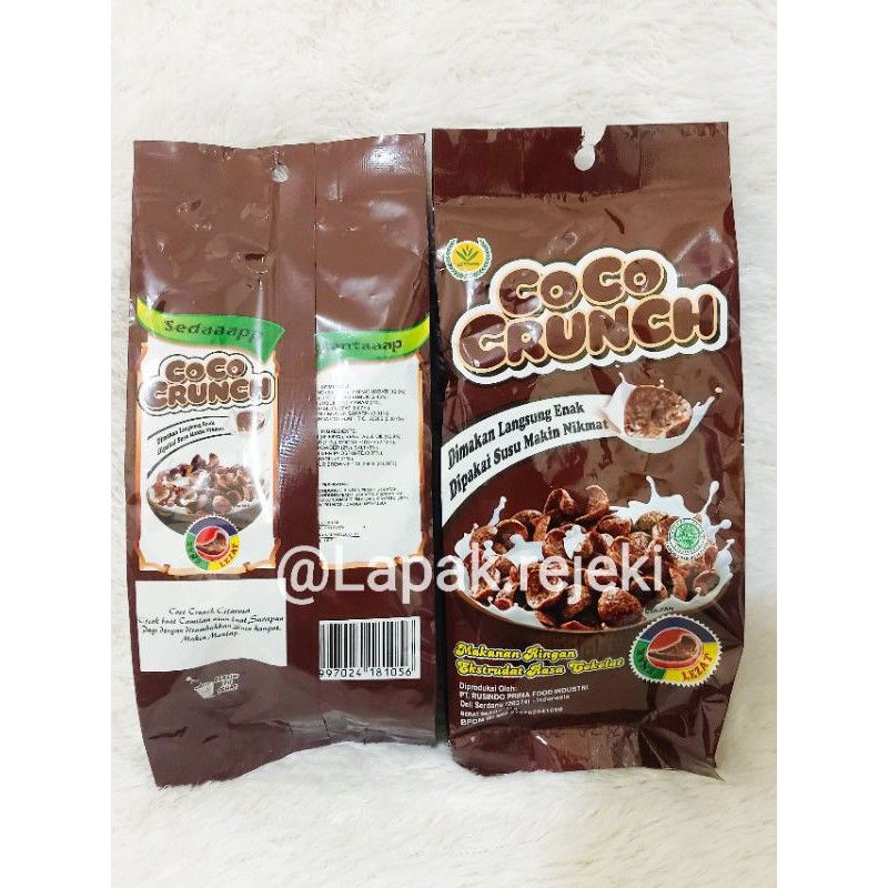 Coco Crunch Rusindo / Chocolate Flavored Extruded Snacks / Dark ...
