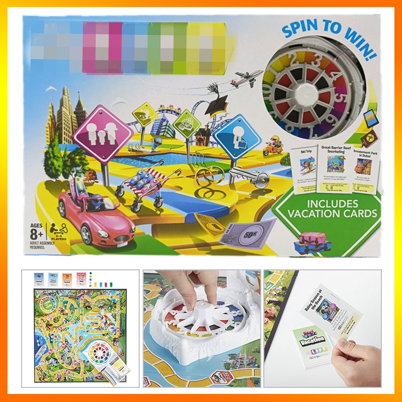 [Ready Stock] The Game Of Life Board Game: Family Kid Children ...