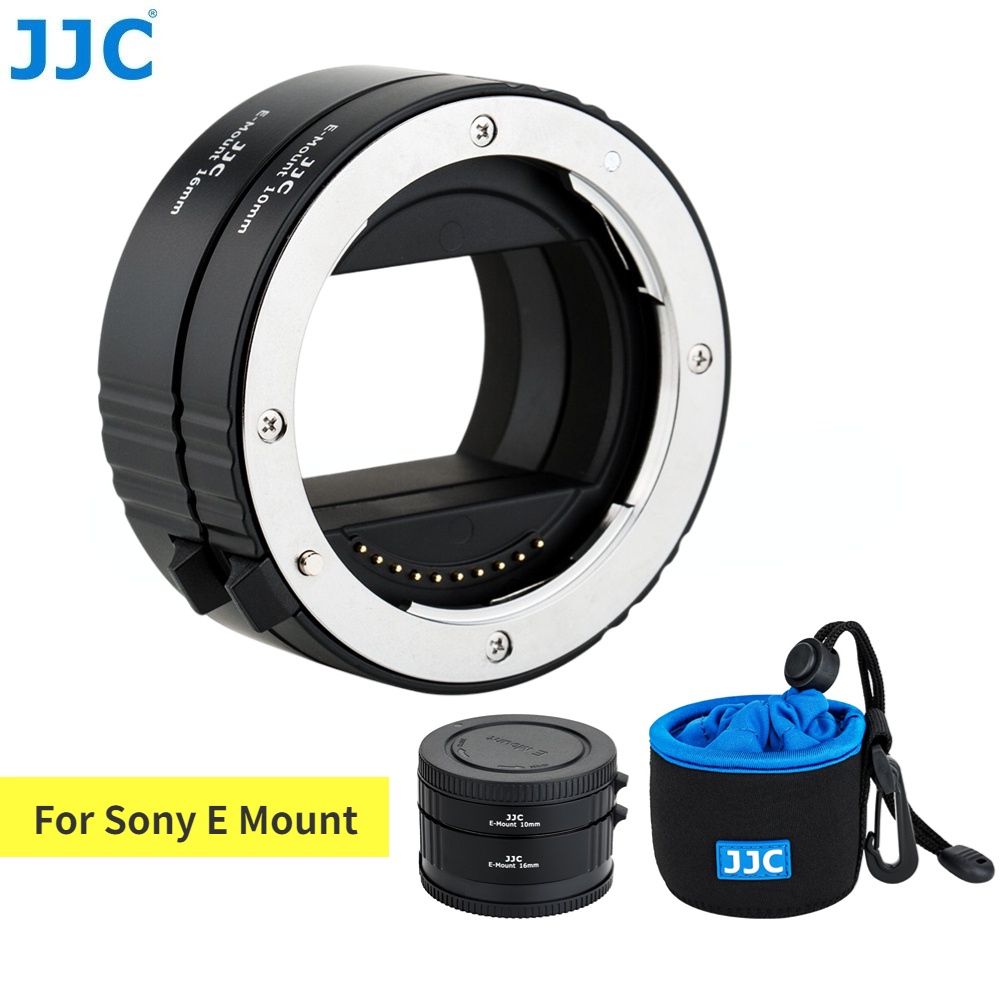 JJC Sony E Mount Automatic Extension Tube Set Macro Photography Lens ...