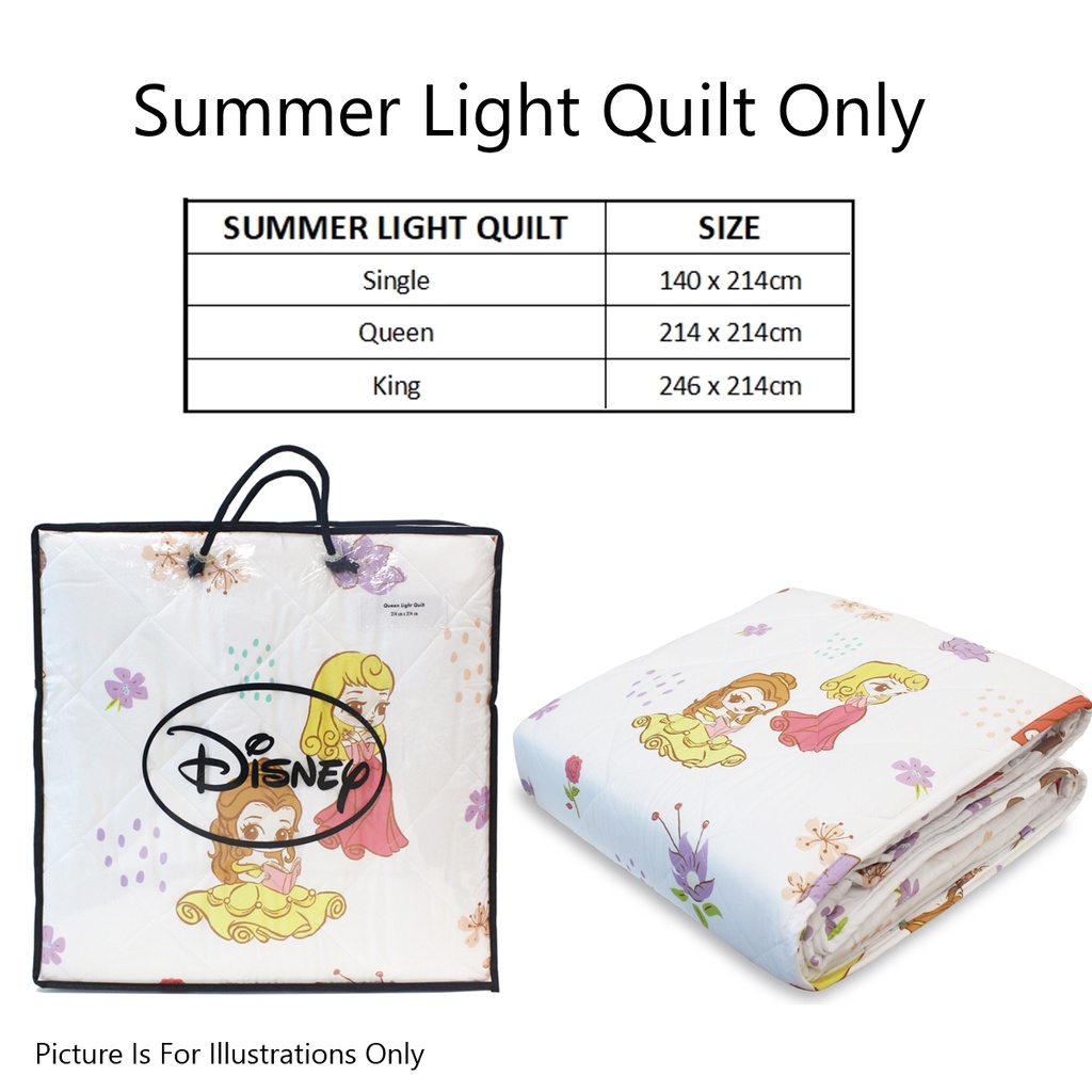 Disney Princess Fitted Sheet Set / Disney Princess Summer Light Quilt ...