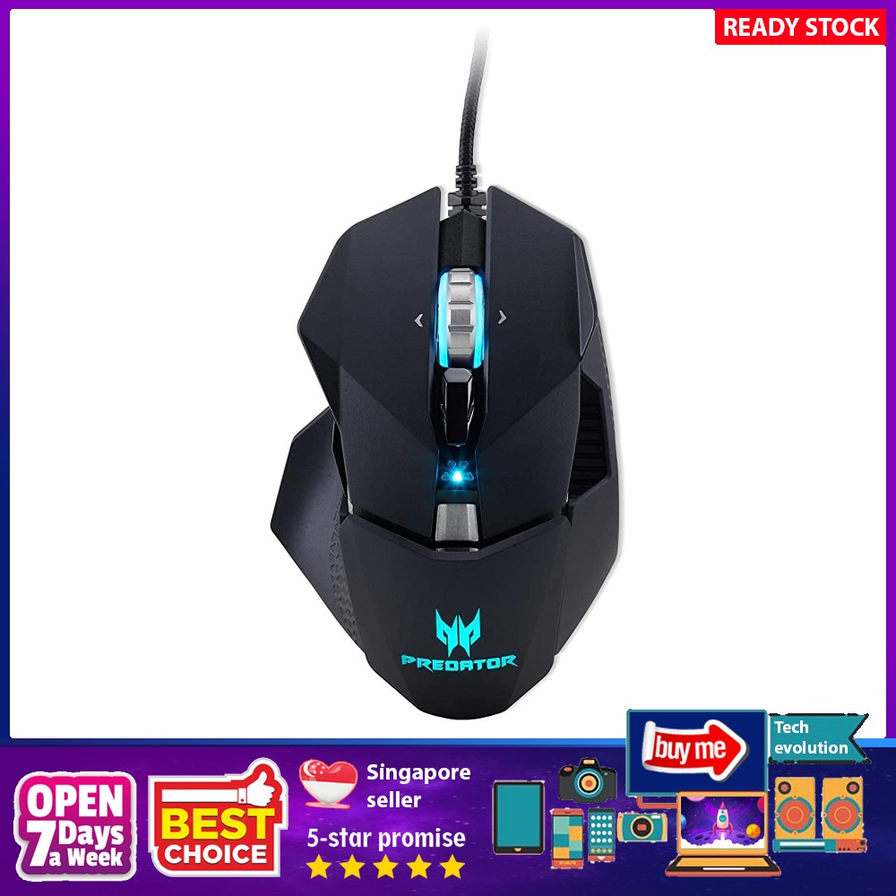 [sgstock] Acer Predator Cestus 510 RGB Gaming Mouse – Dual Omron ...