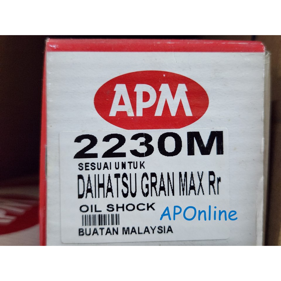 (APM) Daihatsu Gran Max /Granmax (Pick Up/lorry) Shock Absorber (OIL ...
