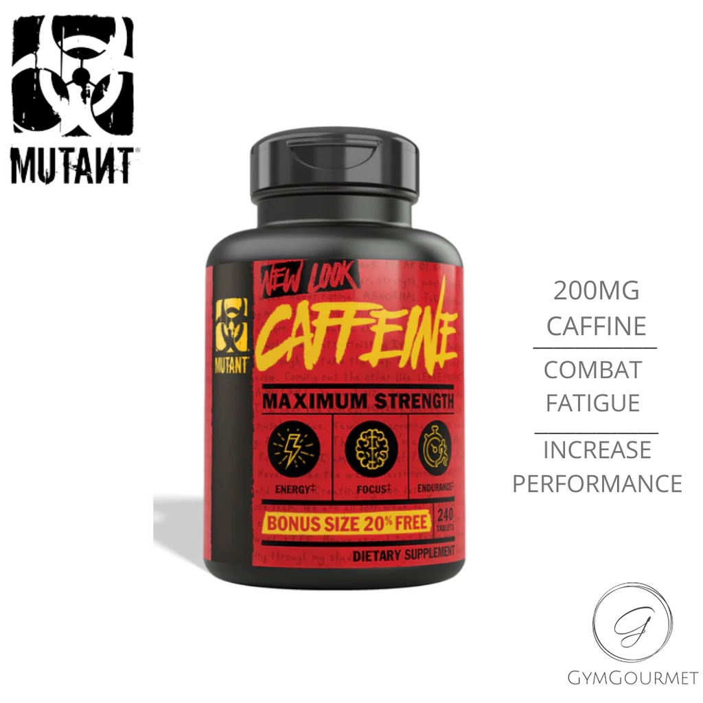 Mutant Caffeine 240 Pills 200mg/Pill | Shopee Singapore
