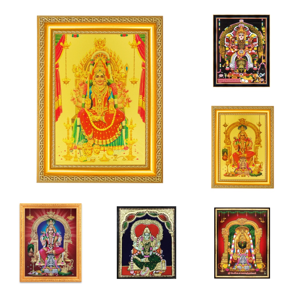 varahi Amman Hindu god religion posters wall art Canvas Painting ...