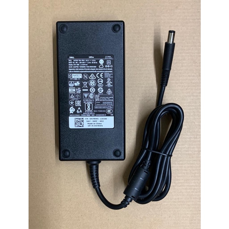 Genuine Dell 180w AC Adapter with 3-pin Power Cord | Shopee Singapore