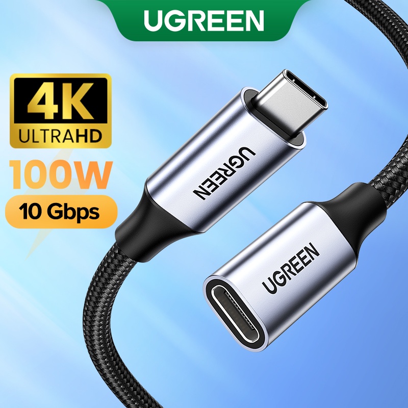 Ugreen USB 3.1 USB C Extension Cable Type C Extender Cord USB-C ...